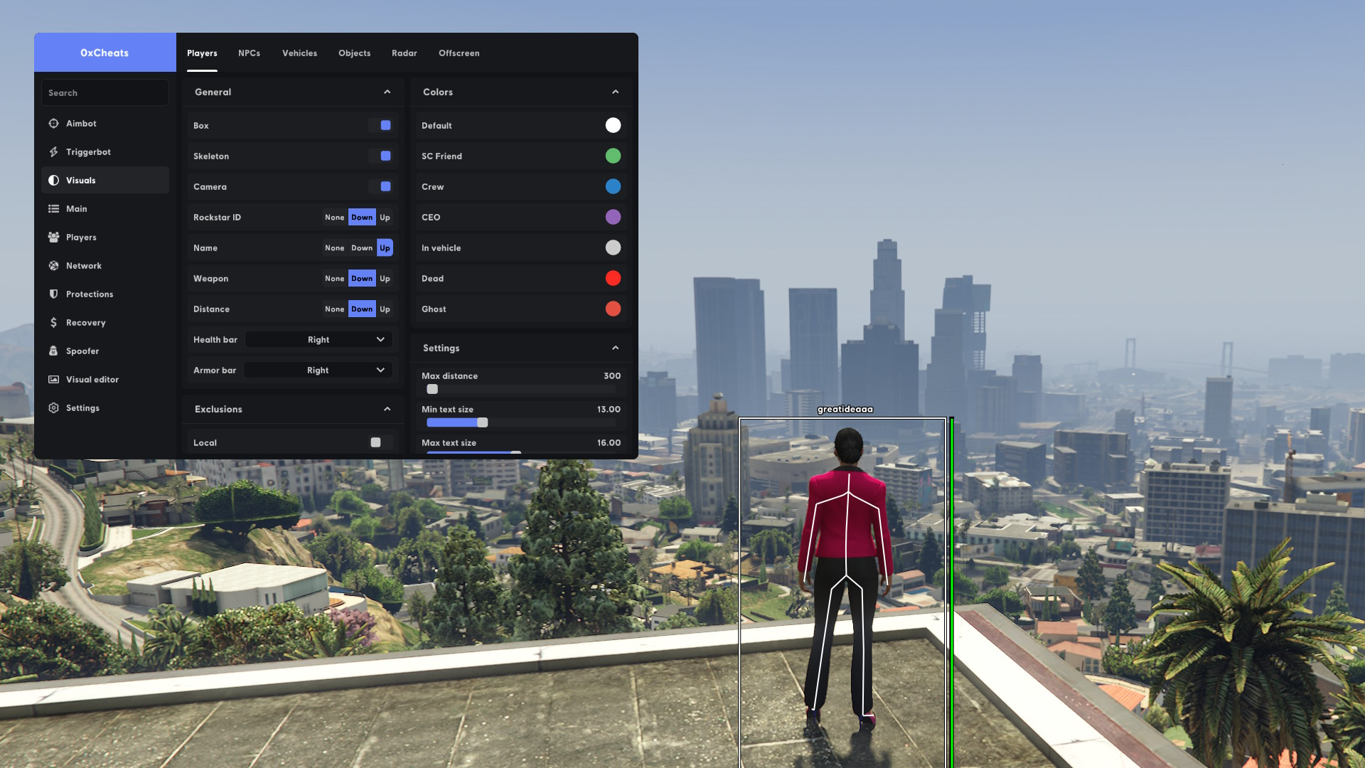 GTAV [0X] Online | Private cheats for different games